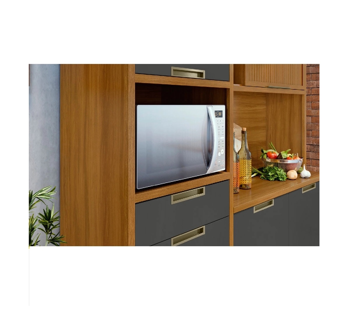 Cozinha Compacta Loft Nesher Imperatriz 6 Prts 2 Gvts | Millena